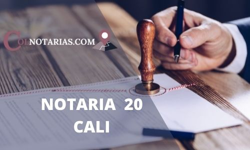 ≫ Notaria 20 de Cali | Tramites y servicios 2024